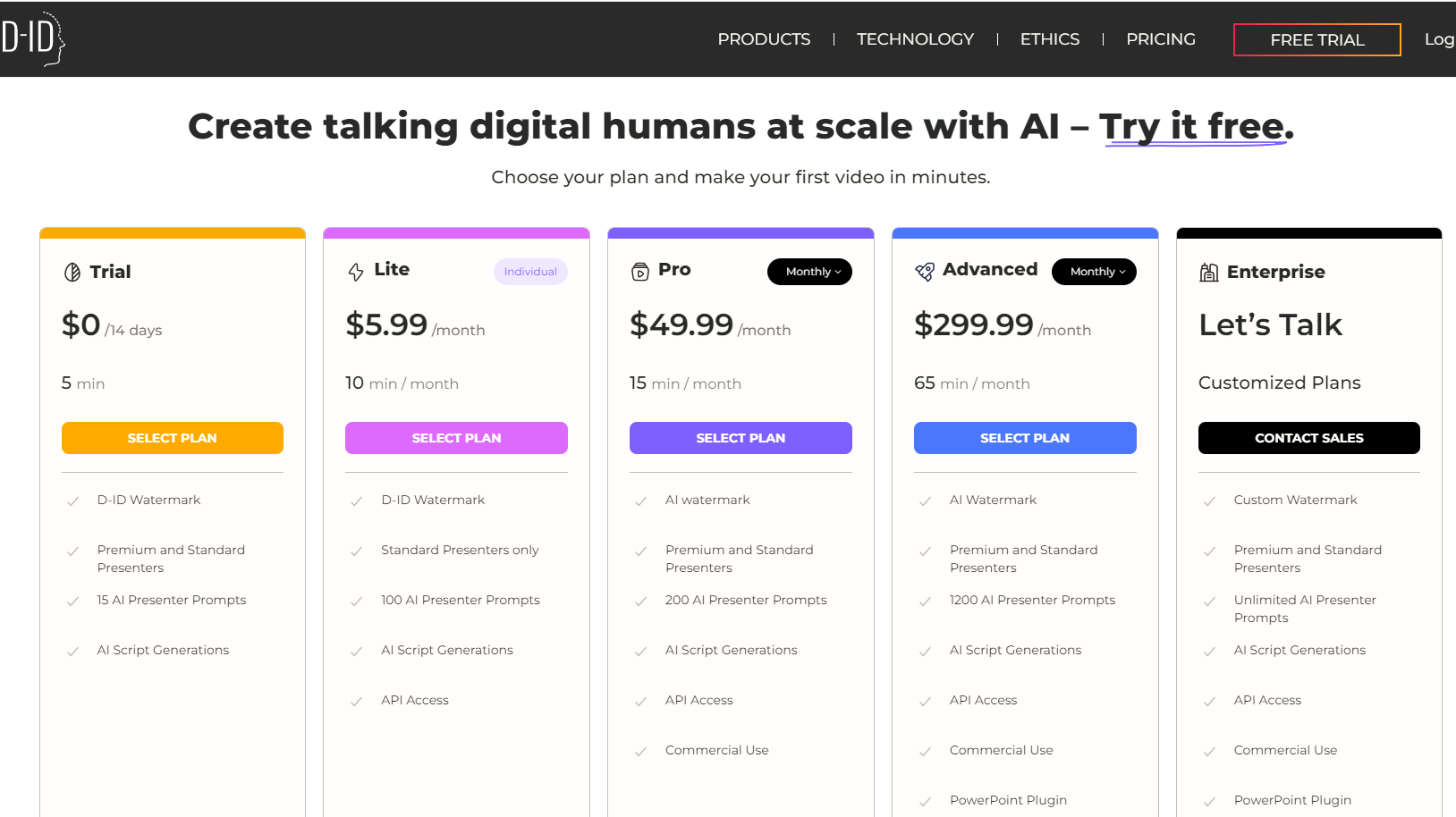 新手使用D-ID生成视频使用教程_onekbit云笔记